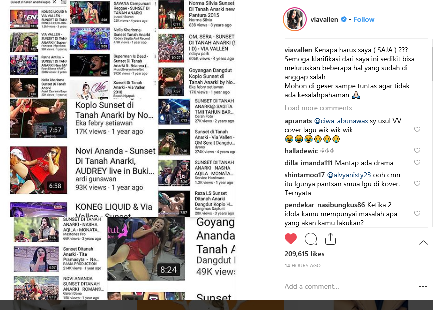 Via Vallen Jawab Sindiran Jerinx Soal Cover Lagu SID