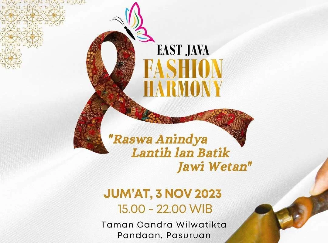 East Java Fashion Harmony Angkat Citra Tenun Batik Jawa Timur