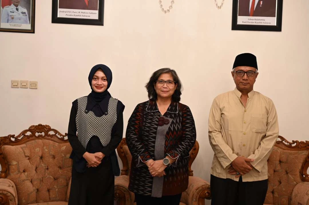 Jalin Silaturahmi Vinanda-Gus Qowim Bertemu dengan Pj Walikota Kediri di Rumah Dinas