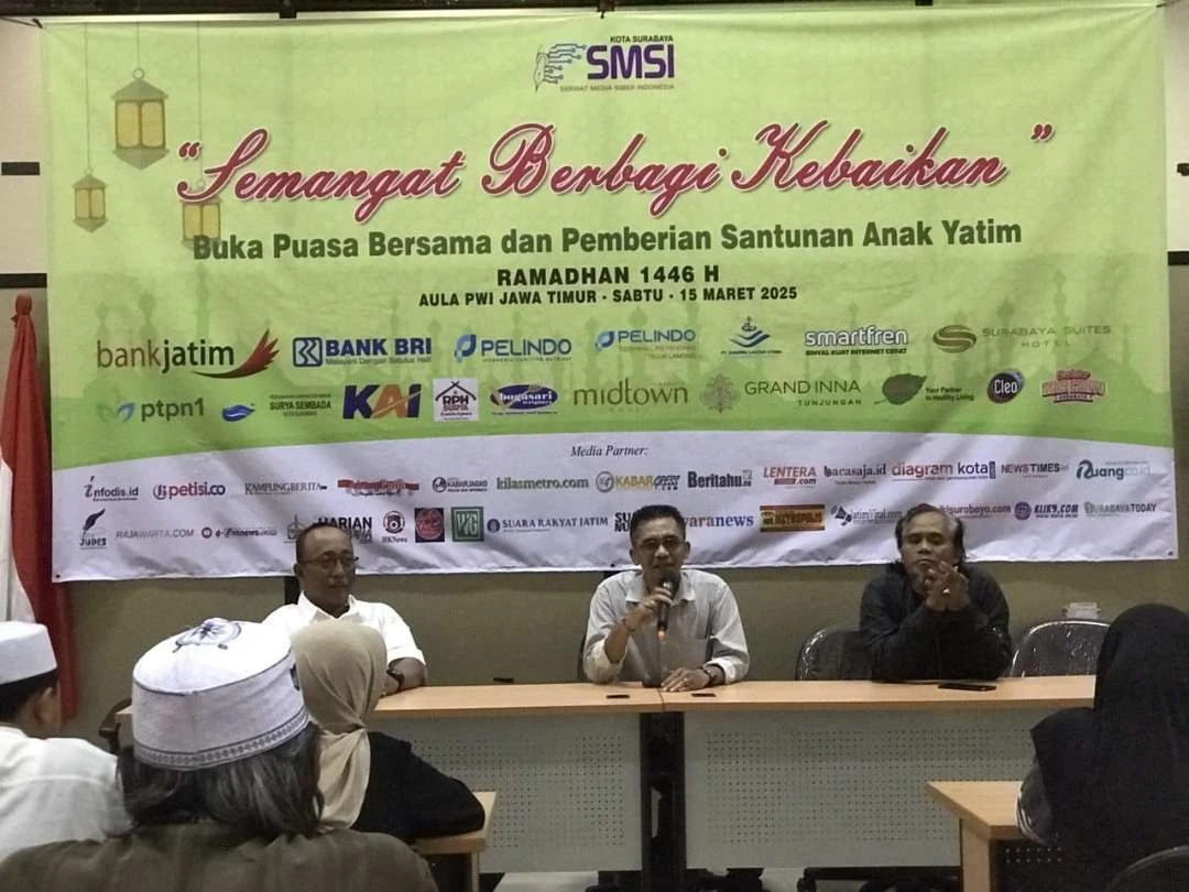 Ramadan, SMSI Surabaya-Korporasi Kembali Salurkan Bantuan dan Santunan ke Anak Yatim dan Duafa