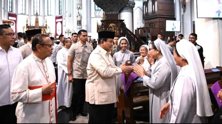 Presiden Prabowo Subianto Melayat Uskup Emeritus Mgr Petrus Turang di ...