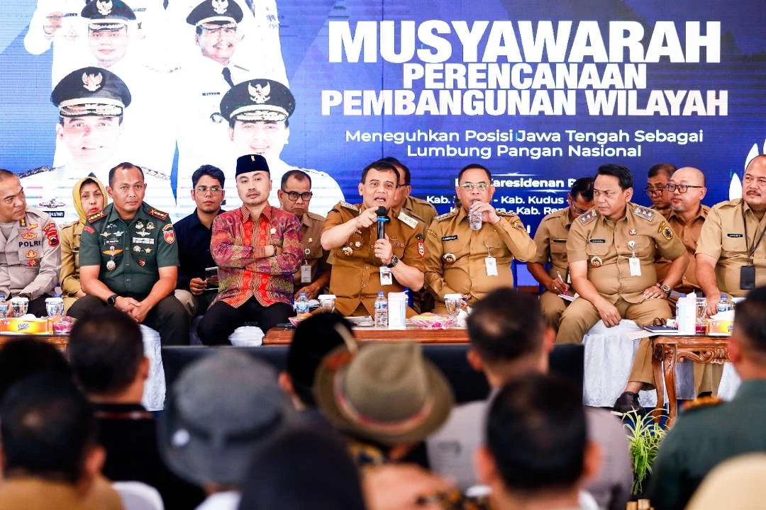 Pembangunan Jawa Tengah 2026 Fokus Dukung Swasembada Pangan dan Wilayah Aglomerasi