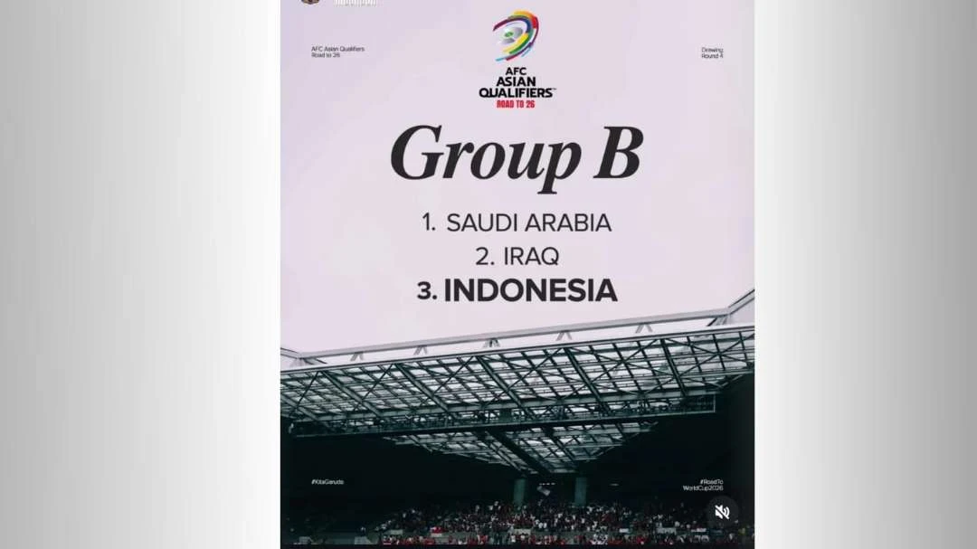 Jadwal Timnas Indonesia di Ronde Keempat Kualifikasi Piala Dunia 2026: Lawan Arab Saudi dan Irak